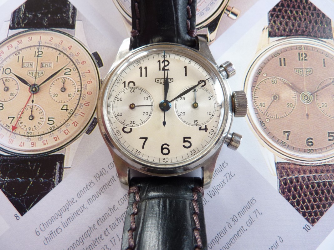 Coin des Affaires - Chrono Heuer landeron 13 (45/50)