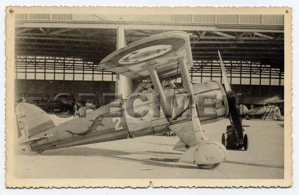 Morane Saulnier MS 225 d'Hubert de Salaberry GCII/8 1936